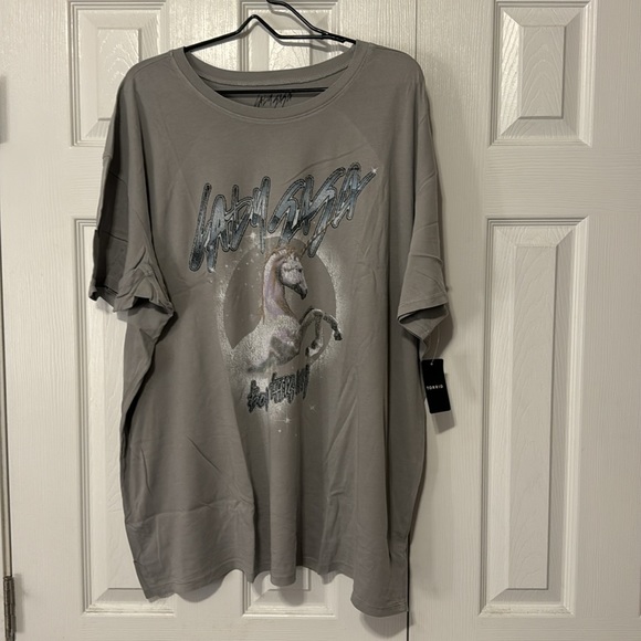 torrid | Tops | Torrid Lady Gaga Born This Way Relaxed Fit Cotton Boxy ...